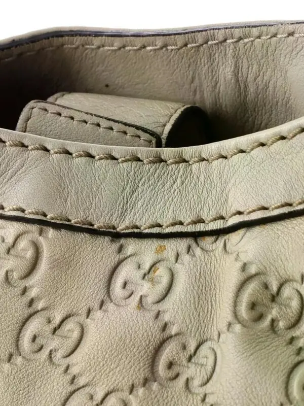 Gucci Sukey Sima Leather Large Tote - Neutrals