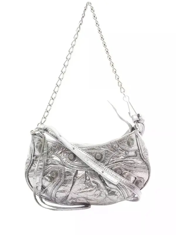 Balenciaga 2010-2026 Mini Le Cagole Satchel - Silver