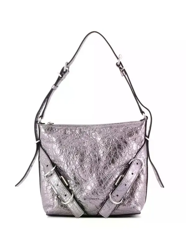 Givenchy Voyou Bag Leather Small Shoulder Bag - Metallic