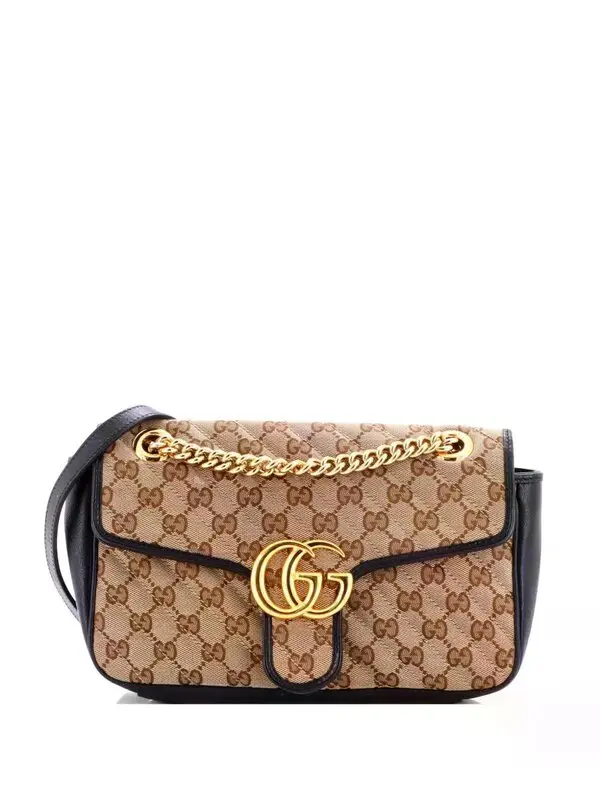Gucci Gg Marmont Small Shoulder Bag - Black