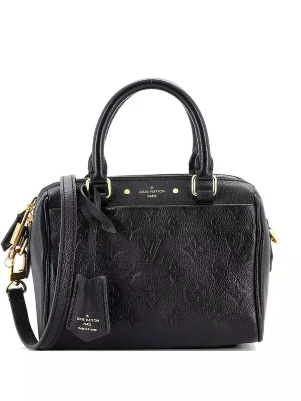 LOUIS VUITTON Speedy Bandouliere 20 Satchel - Black