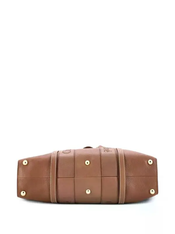 Chloé Woody Large Leather Tote Bag
