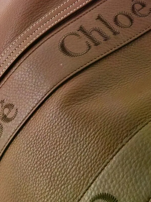 Chloé Woody Large Leather Tote Bag