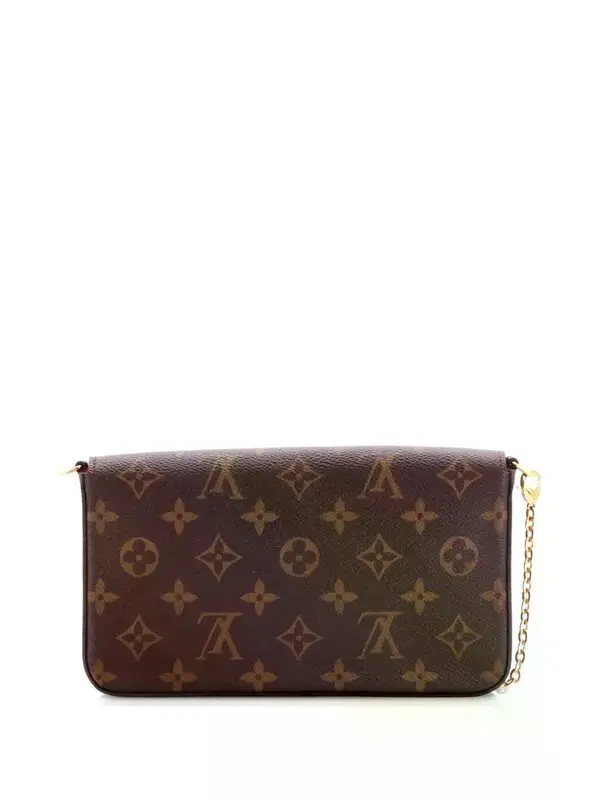 LOUIS VUITTON Felicie Pochette Monogram Canvas - Brown