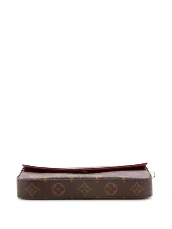 LOUIS VUITTON Felicie Pochette Monogram Canvas - Brown