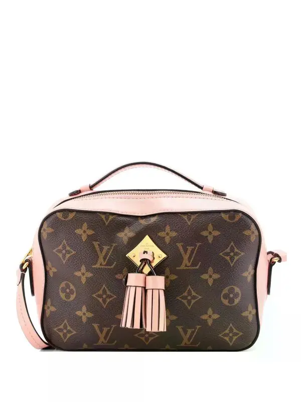 LOUIS VUITTON Saintonge Handbag Monogram Canvas - Pink