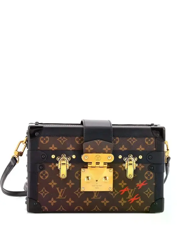 LOUIS VUITTON Petite Malle Monogram Canvas - Black
