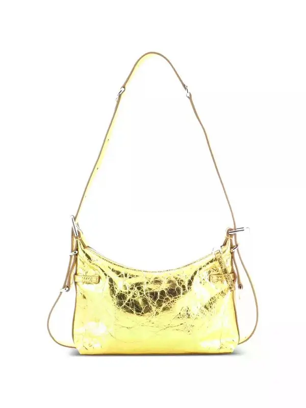 Givenchy Voyou Metallic Leather Mini Shoulder Bag - Gold