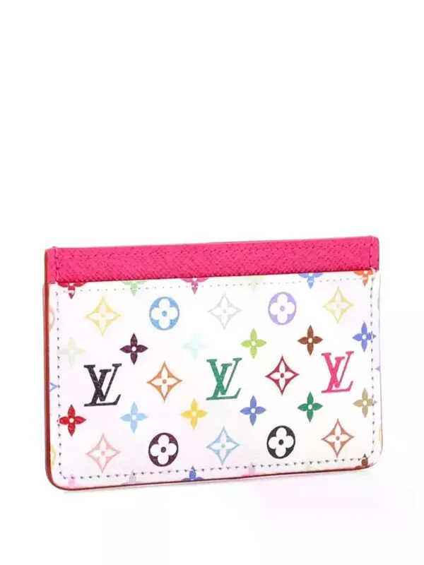 LOUIS VUITTON X Takashi Murakami Monogram Multicolor With Leather Card Holder