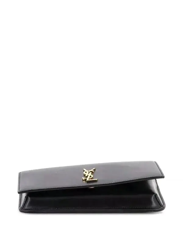 Saint Laurent Classic Monogram Phone Holder - Black