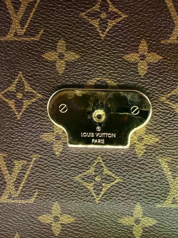 LOUIS VUITTON Saint Placide Handbag Monogram Canvas And Leather - Brown