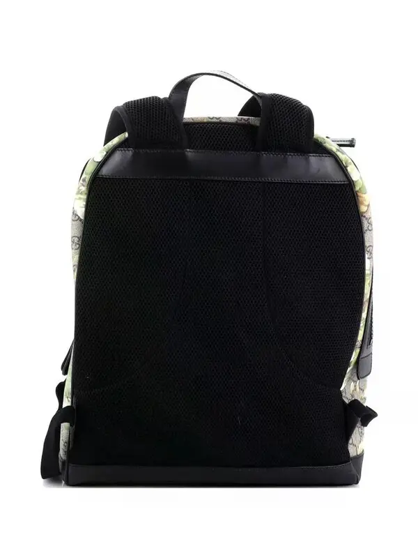 Gucci Blooms Print Gg Coated Canvas Medium Backpack