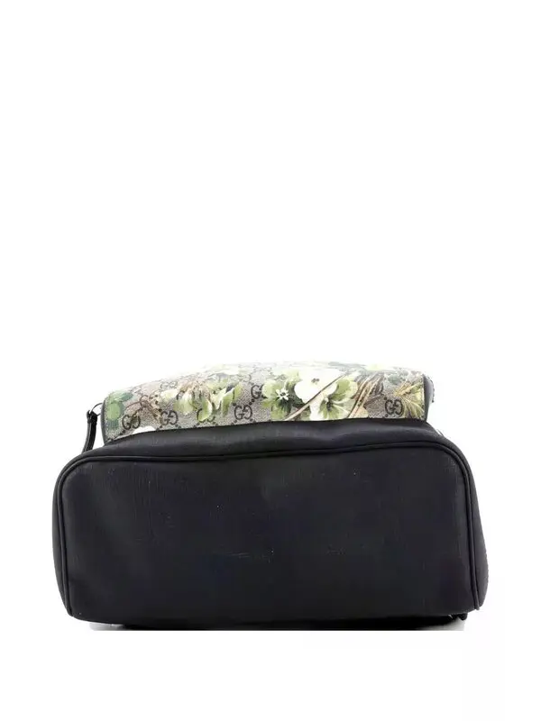 Gucci Blooms Print Gg Coated Canvas Medium Backpack