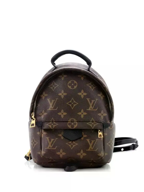 LOUIS VUITTON Palm Springs Monogram Canvas Mini Backpack - Brown