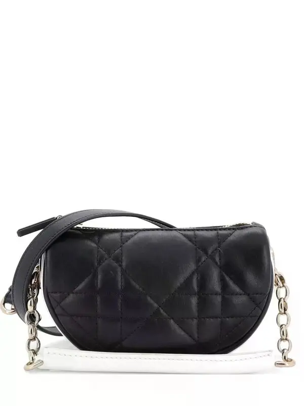 Dior Vibe Cannage Quilt Lambskin Micro Hobo Bag