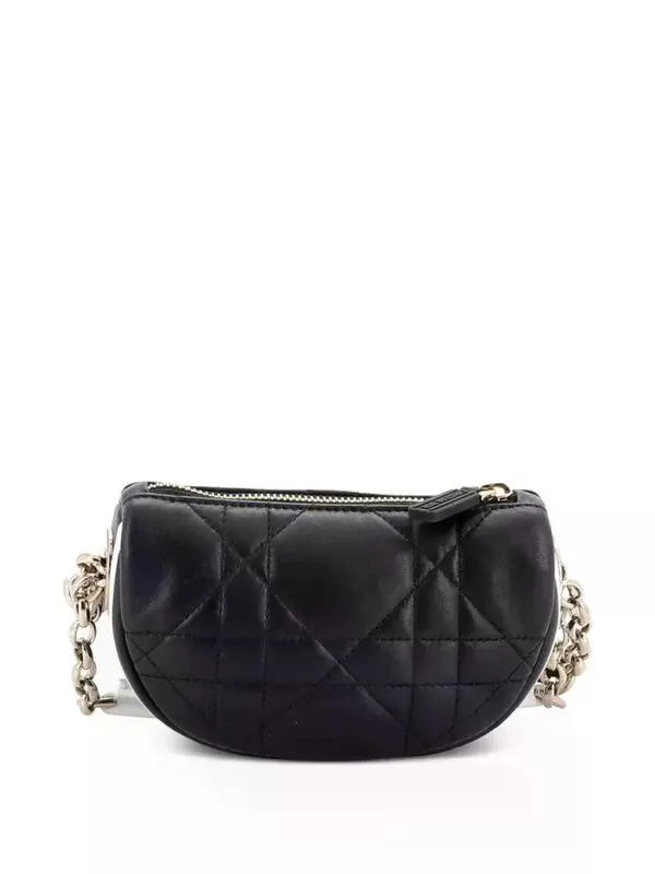 Dior Vibe Cannage Quilt Lambskin Micro Hobo Bag