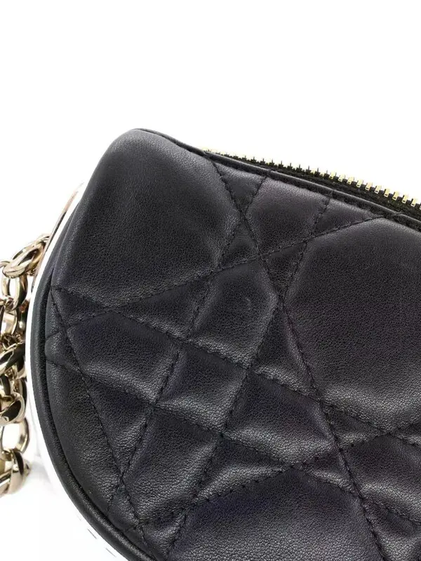 Dior Vibe Cannage Quilt Lambskin Micro Hobo Bag