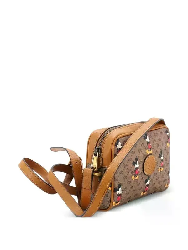 Gucci Disney Mickey Mouse Printed Mini Gg Coated Canvas Mini