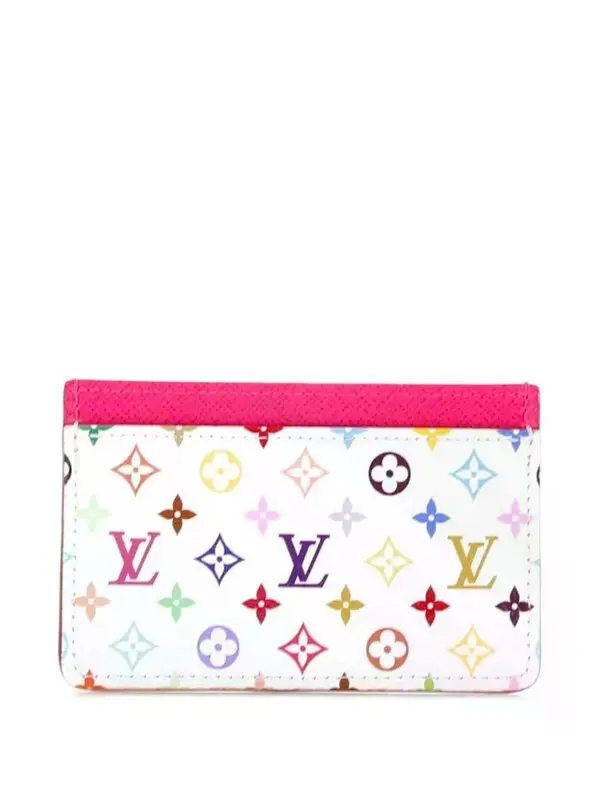 LOUIS VUITTON X Takashi Murakami Monogram Multicolor With Leather Card Holder - Multicolour
