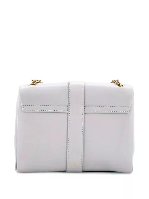 Versace Kleio Small Leather Shoulder Bag - Grey