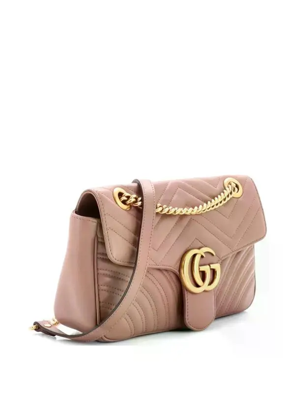 Gucci Gg Marmont Small Flap Bag - Neutrals