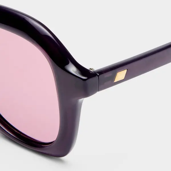 Le Specs Drizzle Aviator Sunglasses - Deep Plum