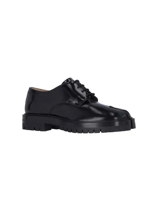 MAISON MARGIELA Tabi" Brushed Leather Derby Shoes