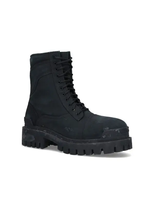 Balenciaga Strike Combat Boots