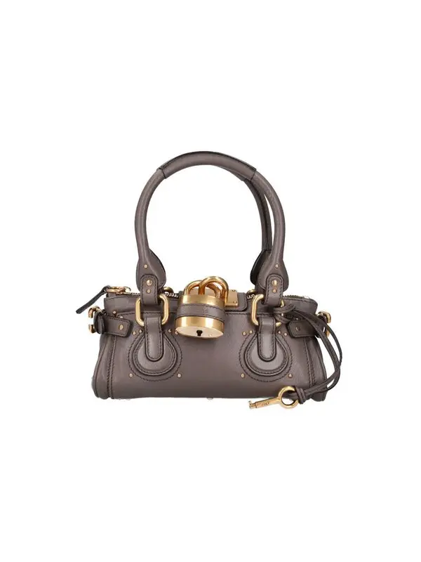 Chloé Paddington Small Shoulder Bag - Gray