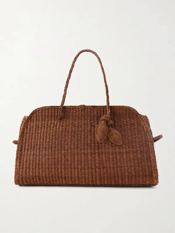 Jacquemus Grand Turismo Raffia Tote Bag - Brown