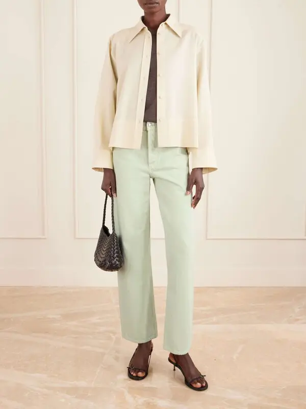 AGOLDE Arc Mid-rise Wide-leg Jeans