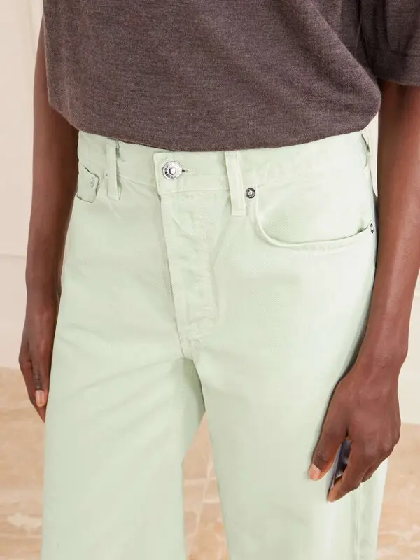 AGOLDE Arc Mid-rise Wide-leg Jeans