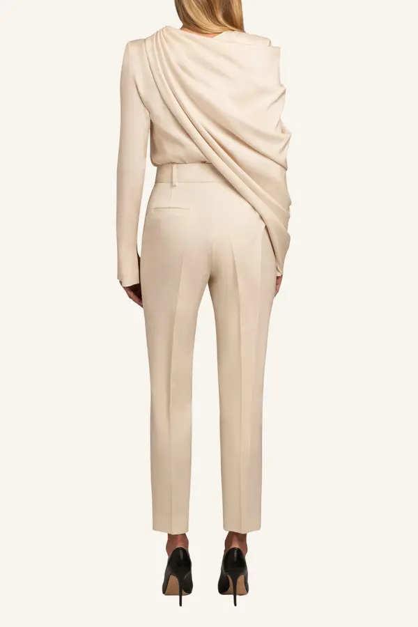 Aiste Hong Draped Shoulder Top