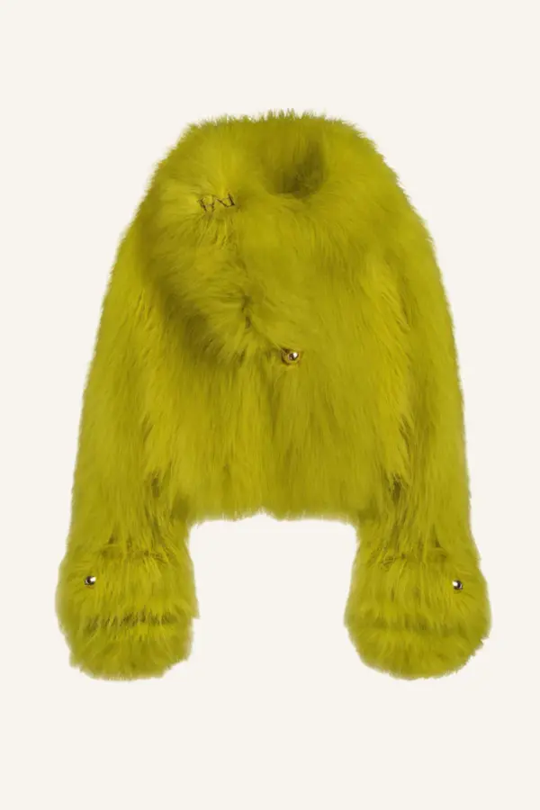 Aiste Hong Oversized Faux-fur Jacket