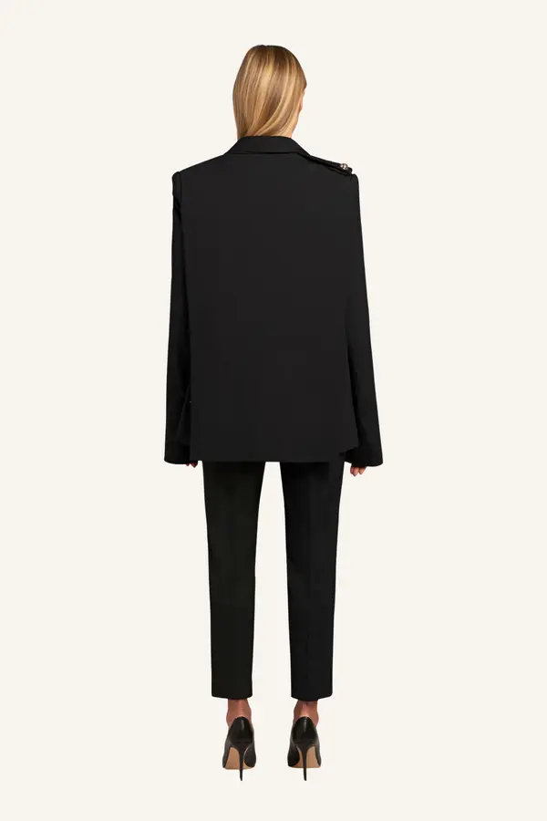 Aiste Hong Back Flap Double-breasted Blazer