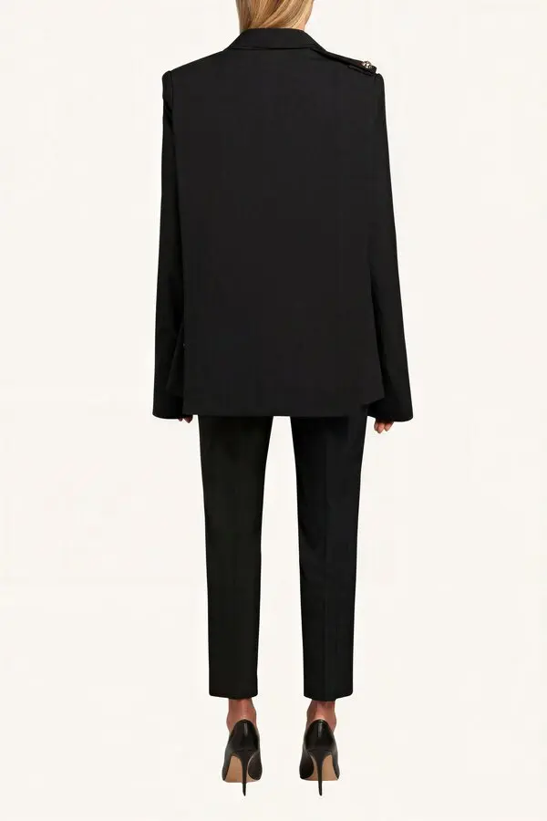 Aiste Hong Back Flap Double-breasted Blazer
