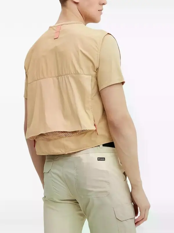 Columbia Multi-pocket Belted Jacket - Neutrals