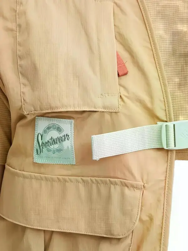 Columbia Multi-pocket Belted Jacket - Neutrals