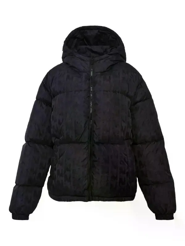 MSGM Hooded Puffer Jacket - Black