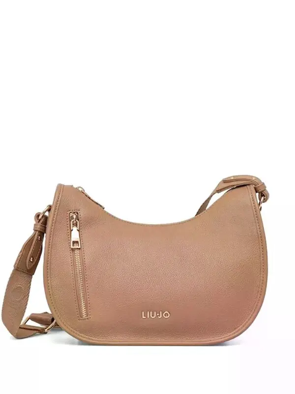Liu Jo Zip Logo Crossbody Bag - Neutrals