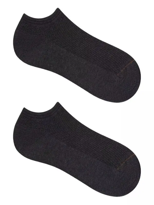 Zegna Ribbed Socks - Grey