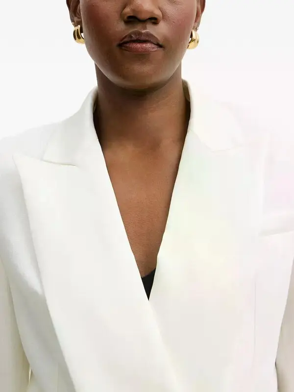 Pinko Double-breasted Blazer With Lapel Collar