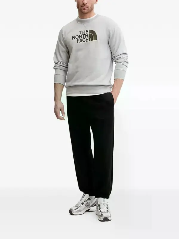 The North Face Logo-print Crew-neck Sweatshirt - Grey
