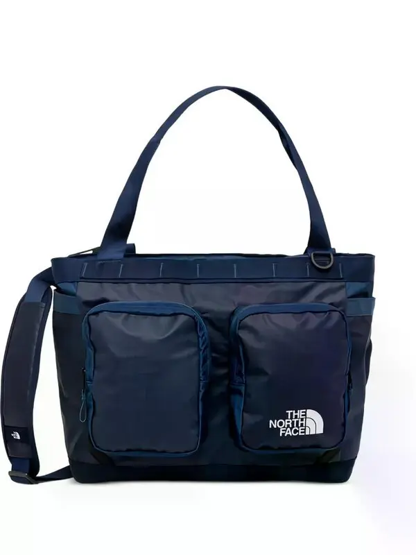 The North Face Base Camp Voyager Tote Bag With Pockets - Blue