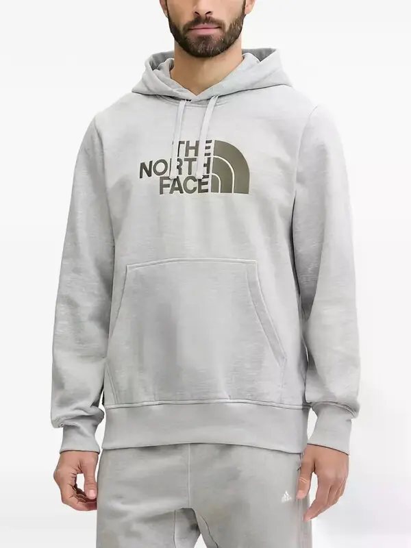 The North Face Logo-print Hoodie - Grey