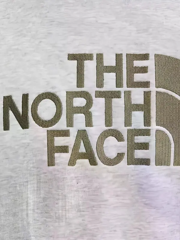 The North Face Logo Print Hoodie - Grey