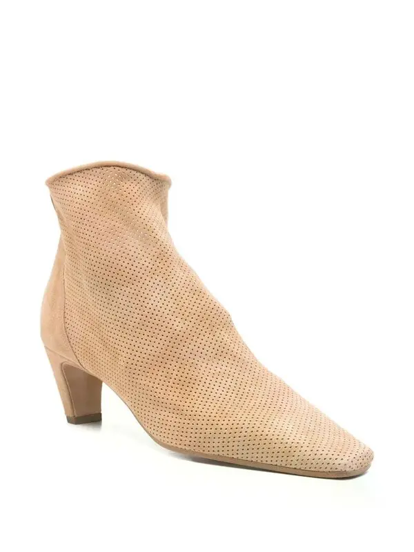 BIANCADI Perforated Detail Zip-fastening Boots