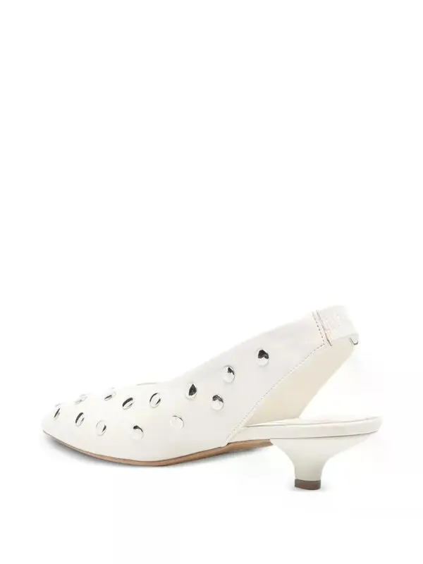 BIANCADI Studded Slingback Pumps