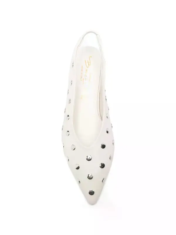 BIANCADI Studded Slingback Pumps
