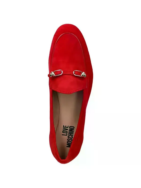 Moschino Heart-appliqué Loafers